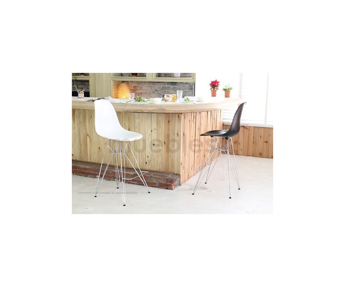 Taburete EAMES DSR - Fab. Italia - Muebles4.